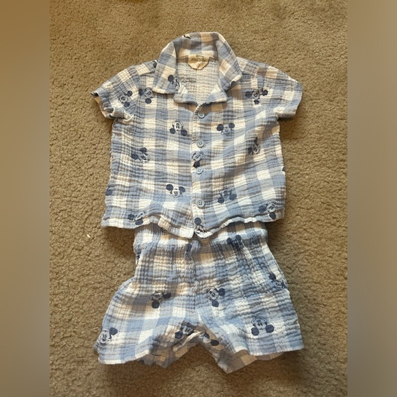 Target | Matching Sets | Disney Mickey Mouse Blue Checkered Set 8m ...